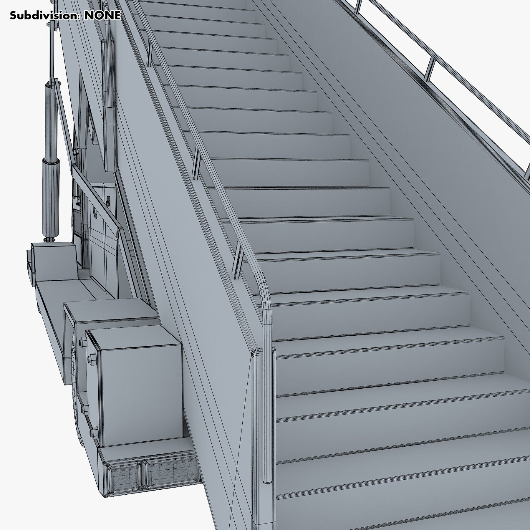 ArtStation - Passenger Boarding Stairs Car v 1 | Resources