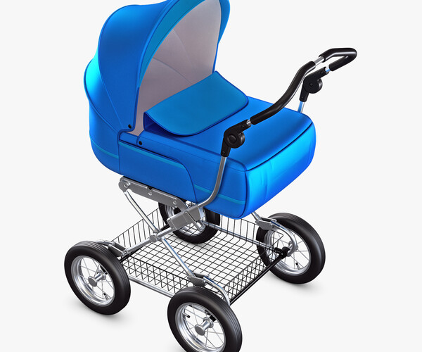 ArtStation - Baby Stroller Blue v 1 | Resources