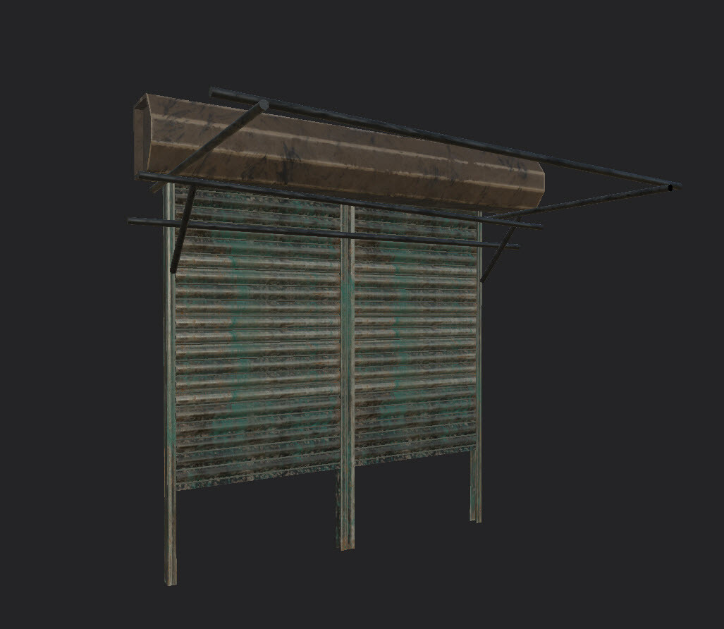 ArtStation - Shops And Shutter | Resources