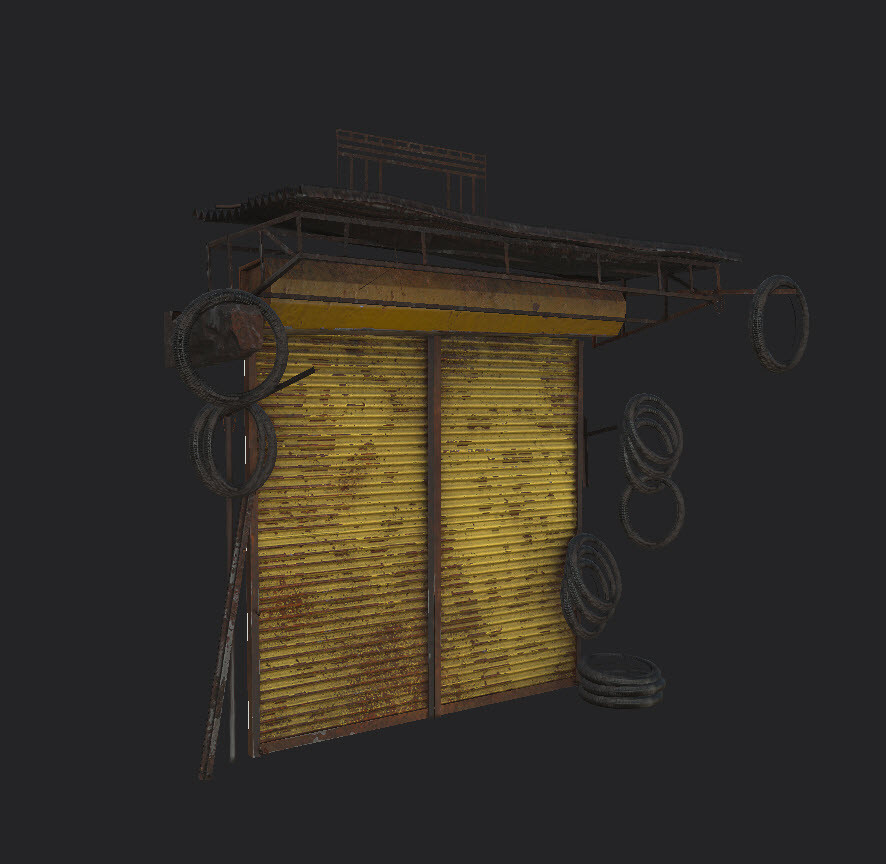 ArtStation - Shops And Shutter | Resources