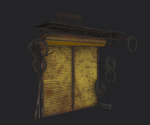 ArtStation - Shops And Shutter | Resources