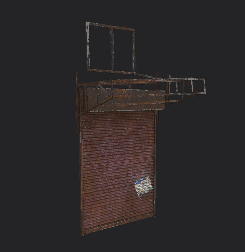 ArtStation - Shops And Shutter | Resources