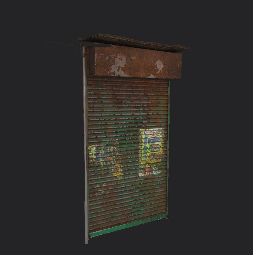 ArtStation - Shops And Shutter | Resources