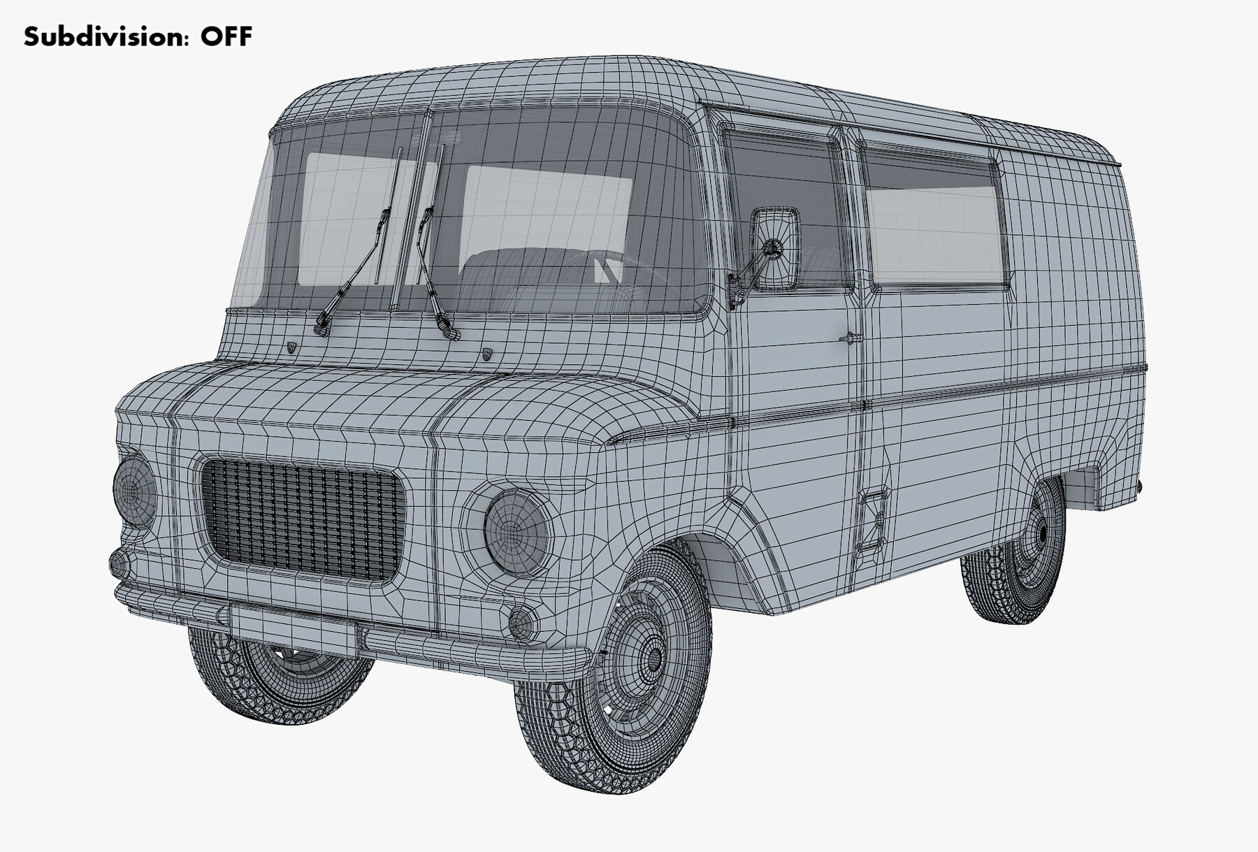 ArtStation - Generic Retro Cargo Van v 1 | Resources