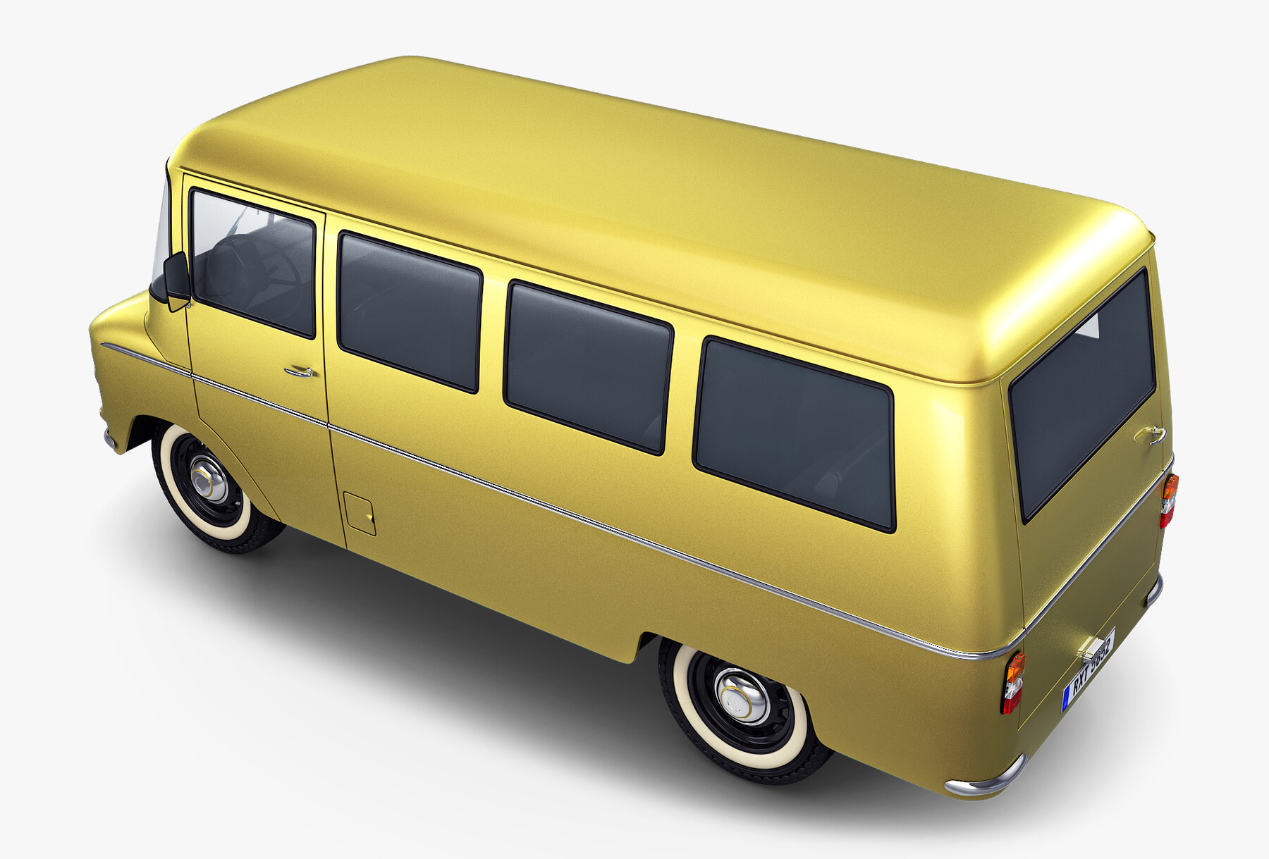 ArtStation - Generic Retro Passenger Van v 1 | Resources