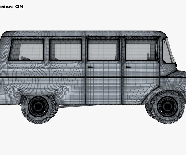 ArtStation - Generic Retro Passenger Van v 1 | Resources