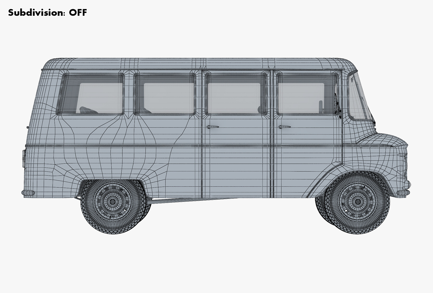 ArtStation - Generic Retro Passenger Van v 1 | Resources
