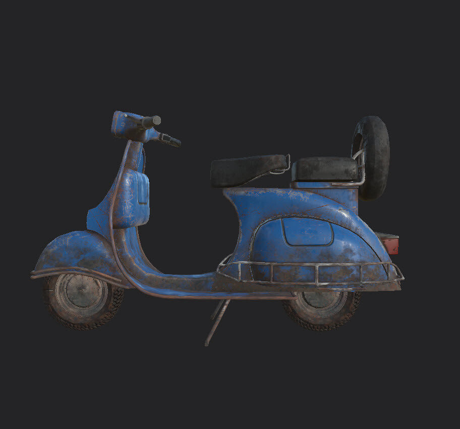 ArtStation - Bikes and Vespa | Resources