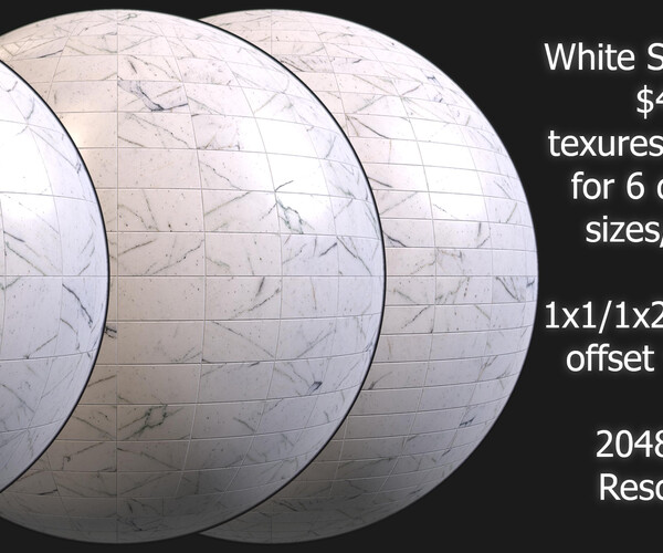 ArtStation - White Slate - Tile | Game Assets