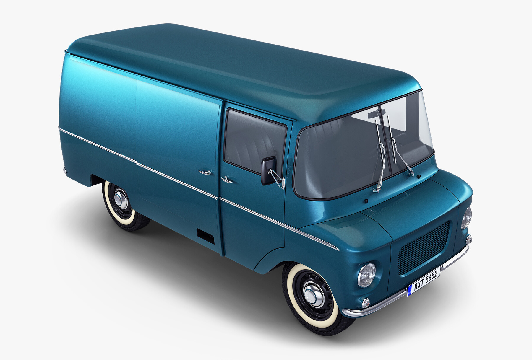 ArtStation - Generic Retro Cargo Van v 2 | Resources