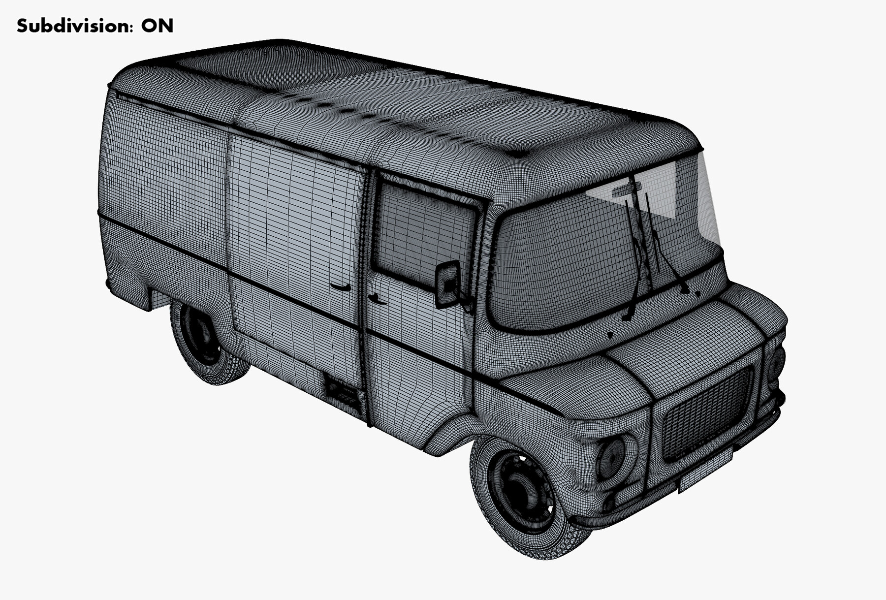 ArtStation - Generic Retro Cargo Van v 2 | Resources