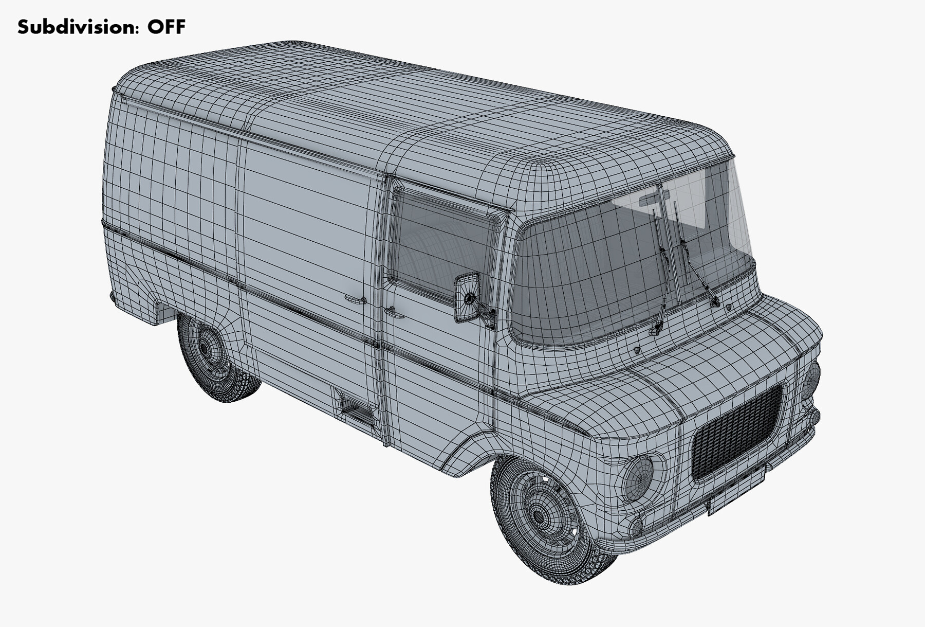 ArtStation - Generic Retro Cargo Van v 2 | Resources