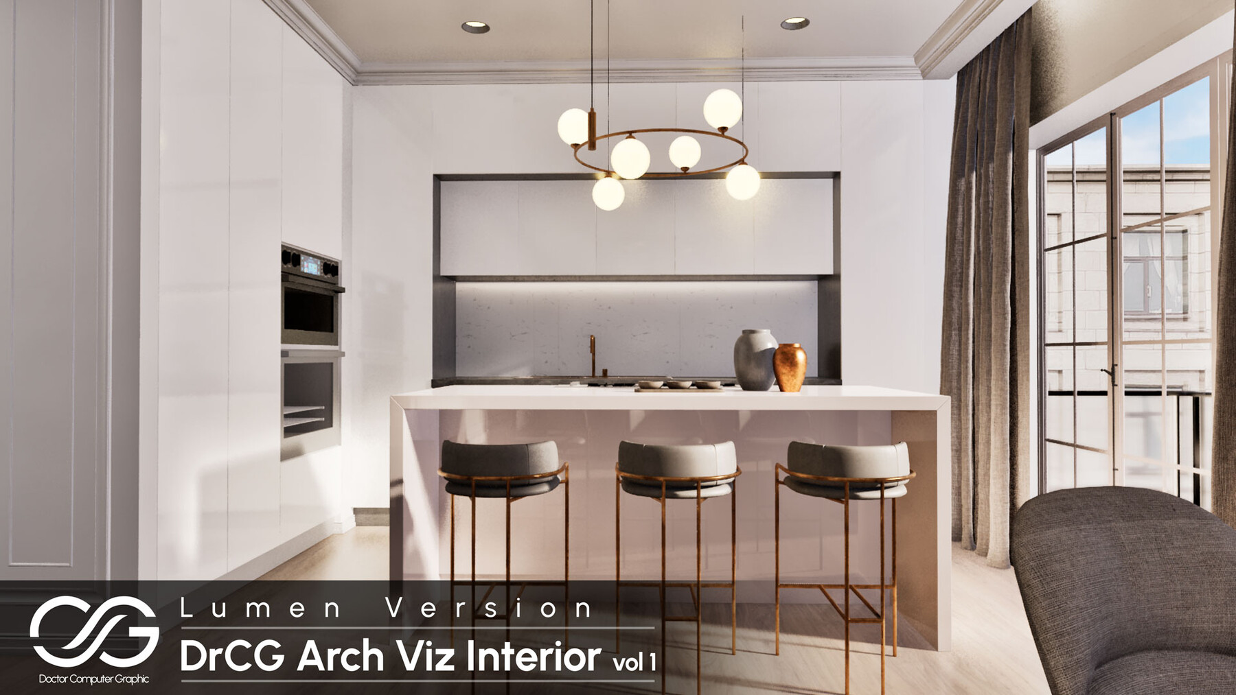 ArtStation - DrCG Arch Viz Interior vol 1 Realistic Lighting with Lumen | Resources