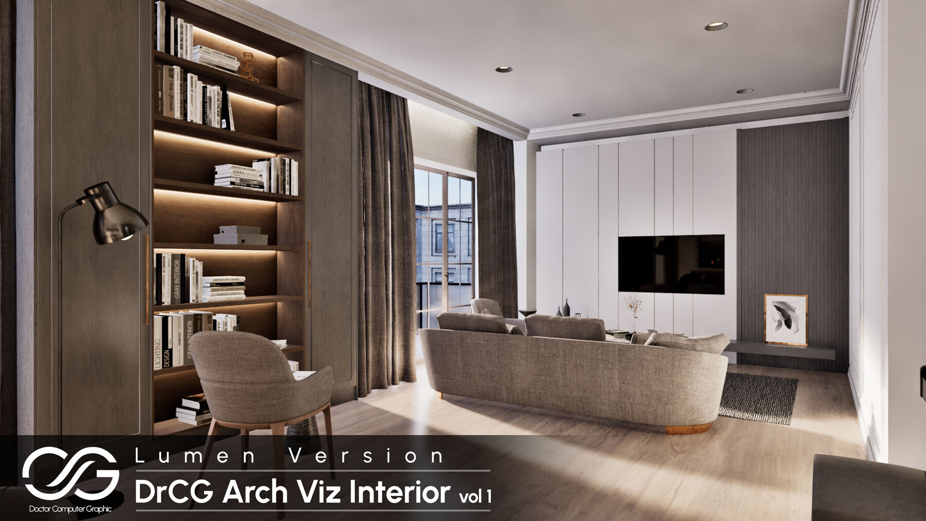 ArtStation - DrCG Arch Viz Interior vol 1 Realistic Lighting with Lumen | Resources