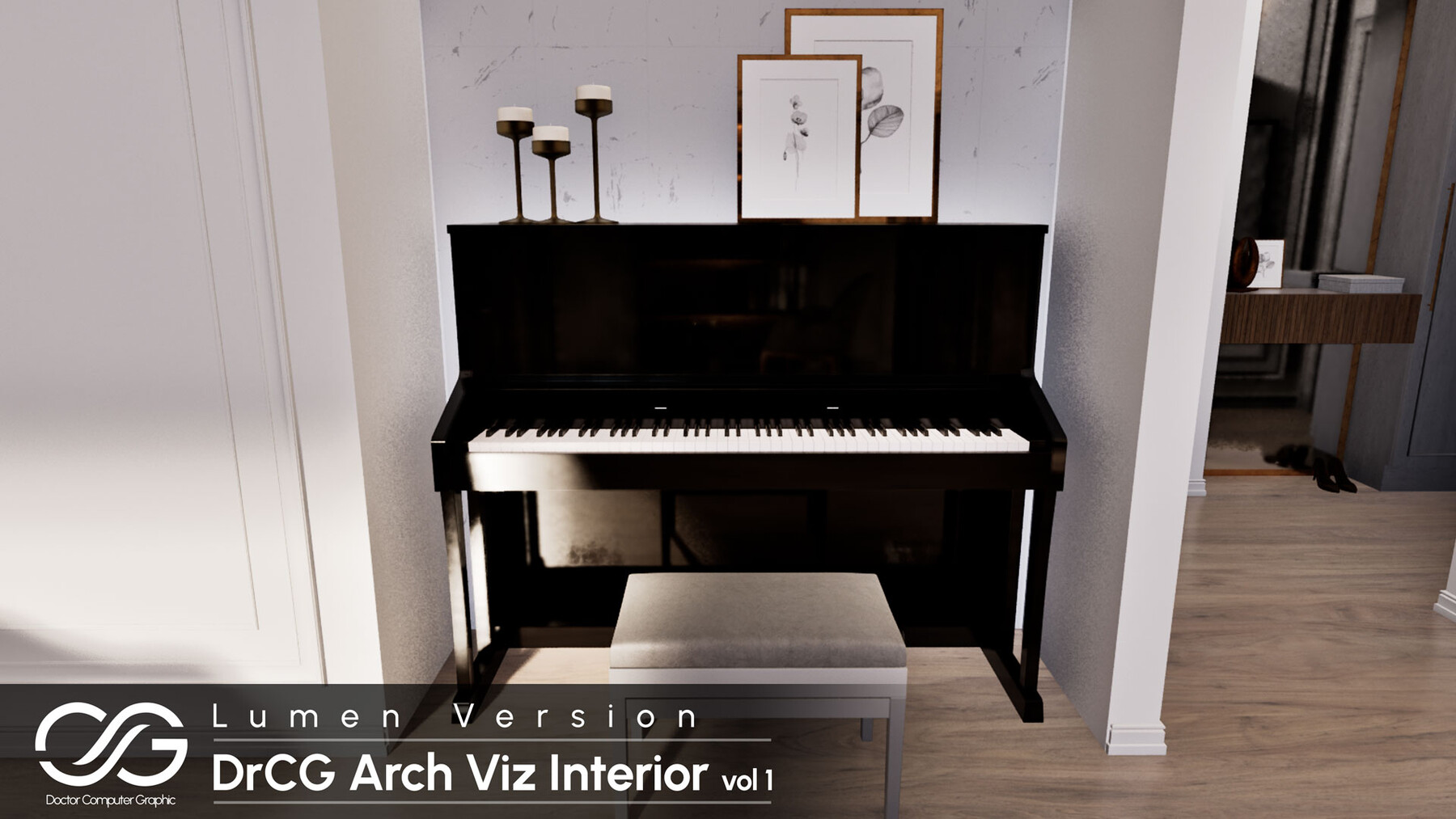 ArtStation - DrCG Arch Viz Interior vol 1 Realistic Lighting with Lumen | Resources