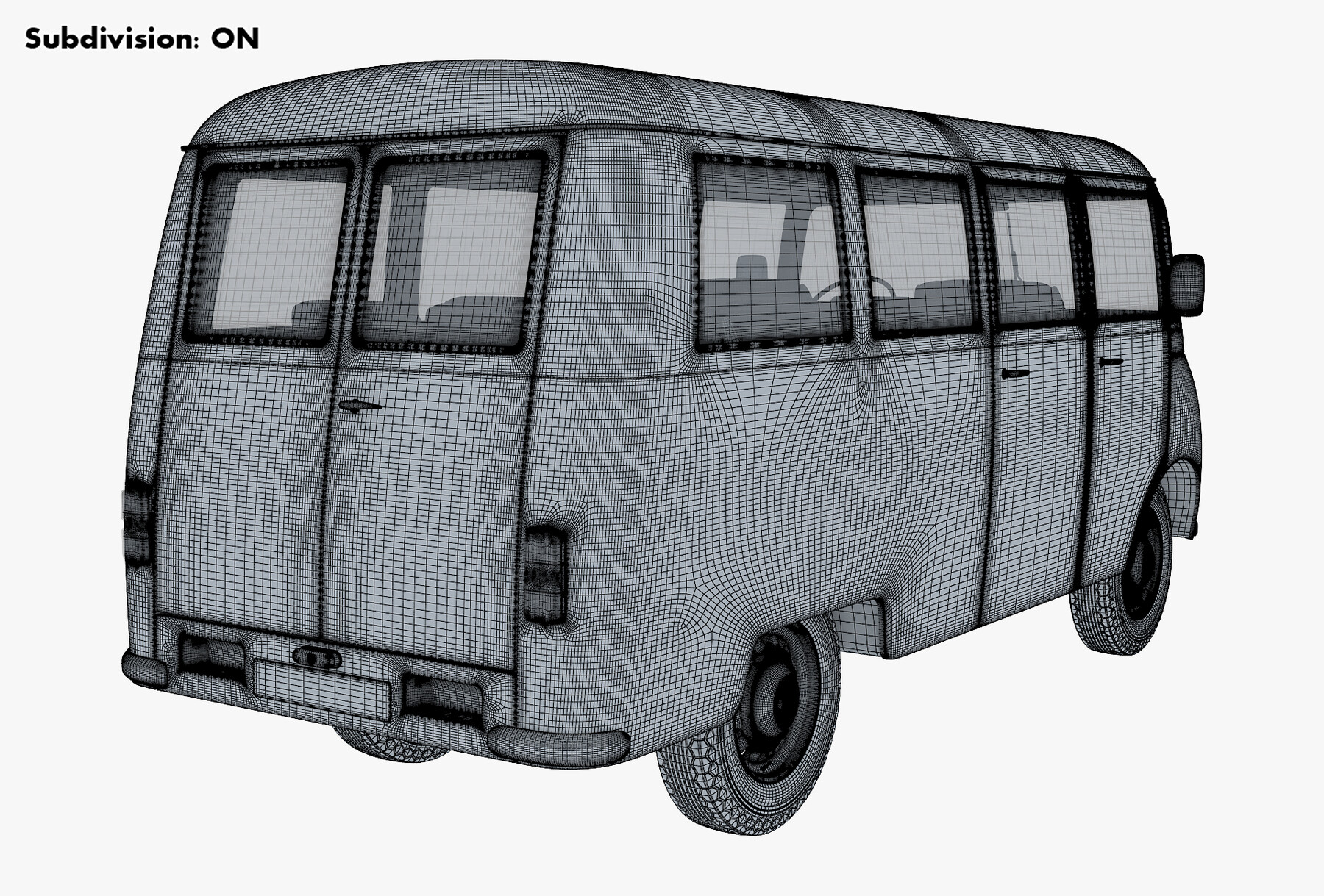 ArtStation - Generic Retro Passenger Van v 2 | Resources
