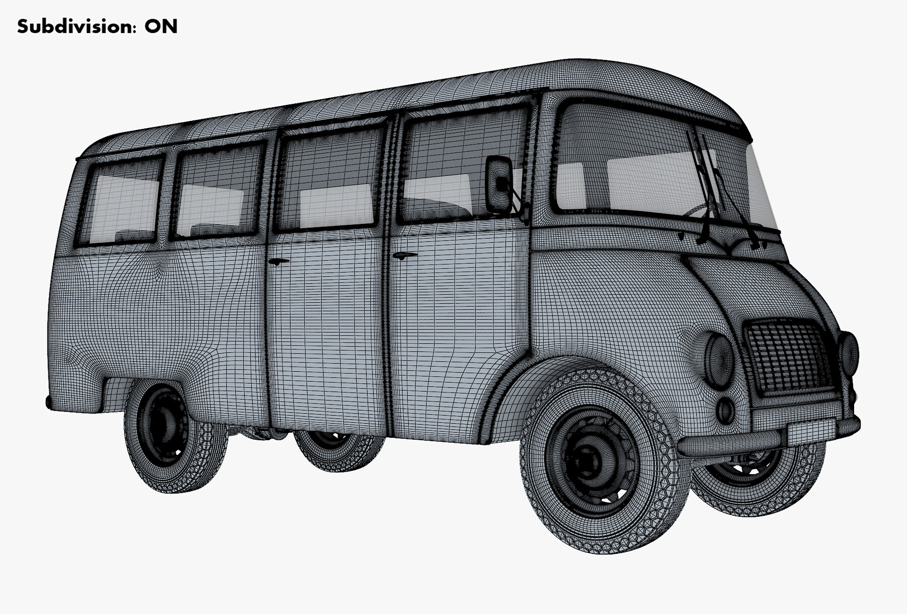 ArtStation - Generic Retro Passenger Van v 2 | Resources