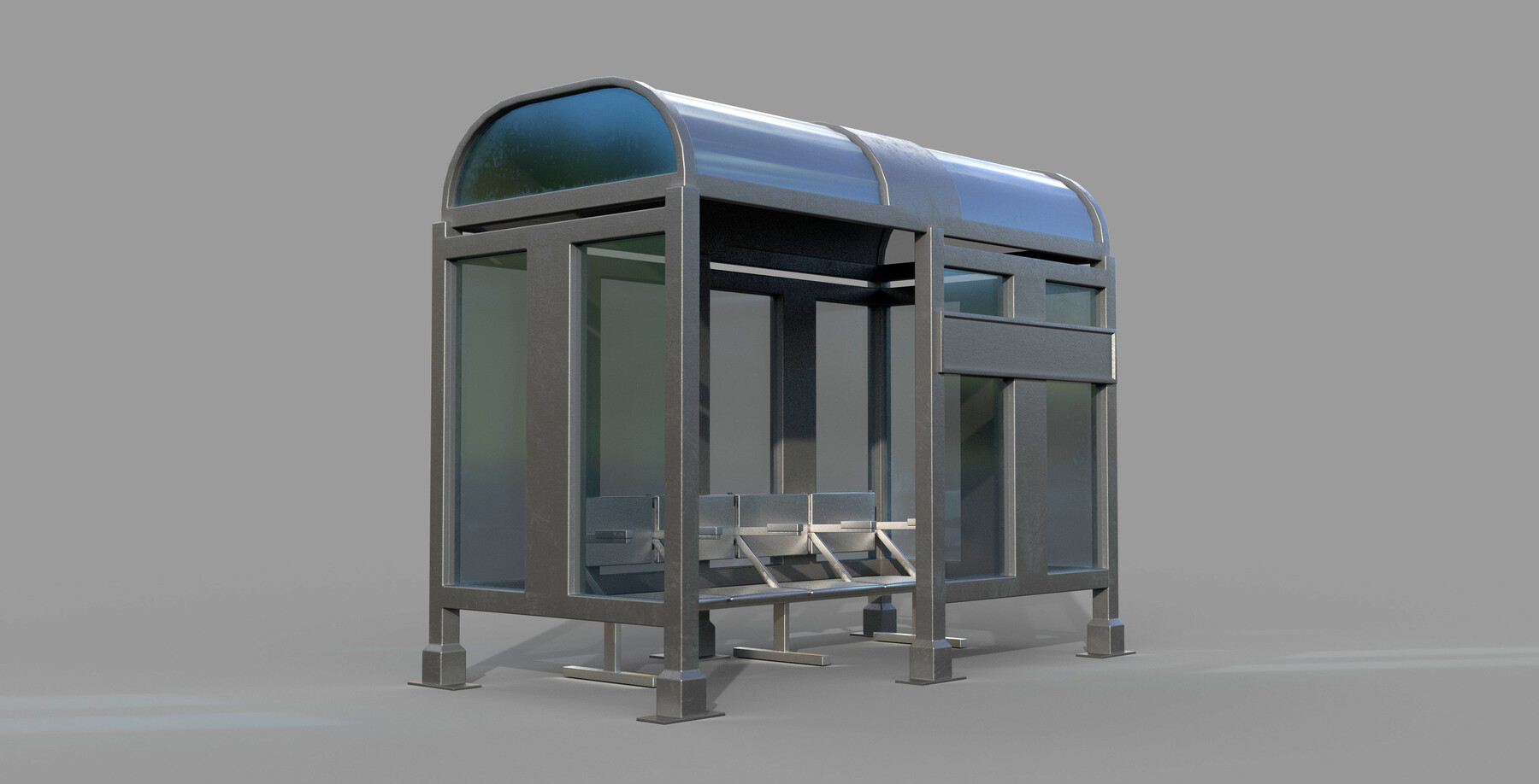 ArtStation - 12 Bus Stop Base Mesh with UVs and Textures Vol 1 | Game ...