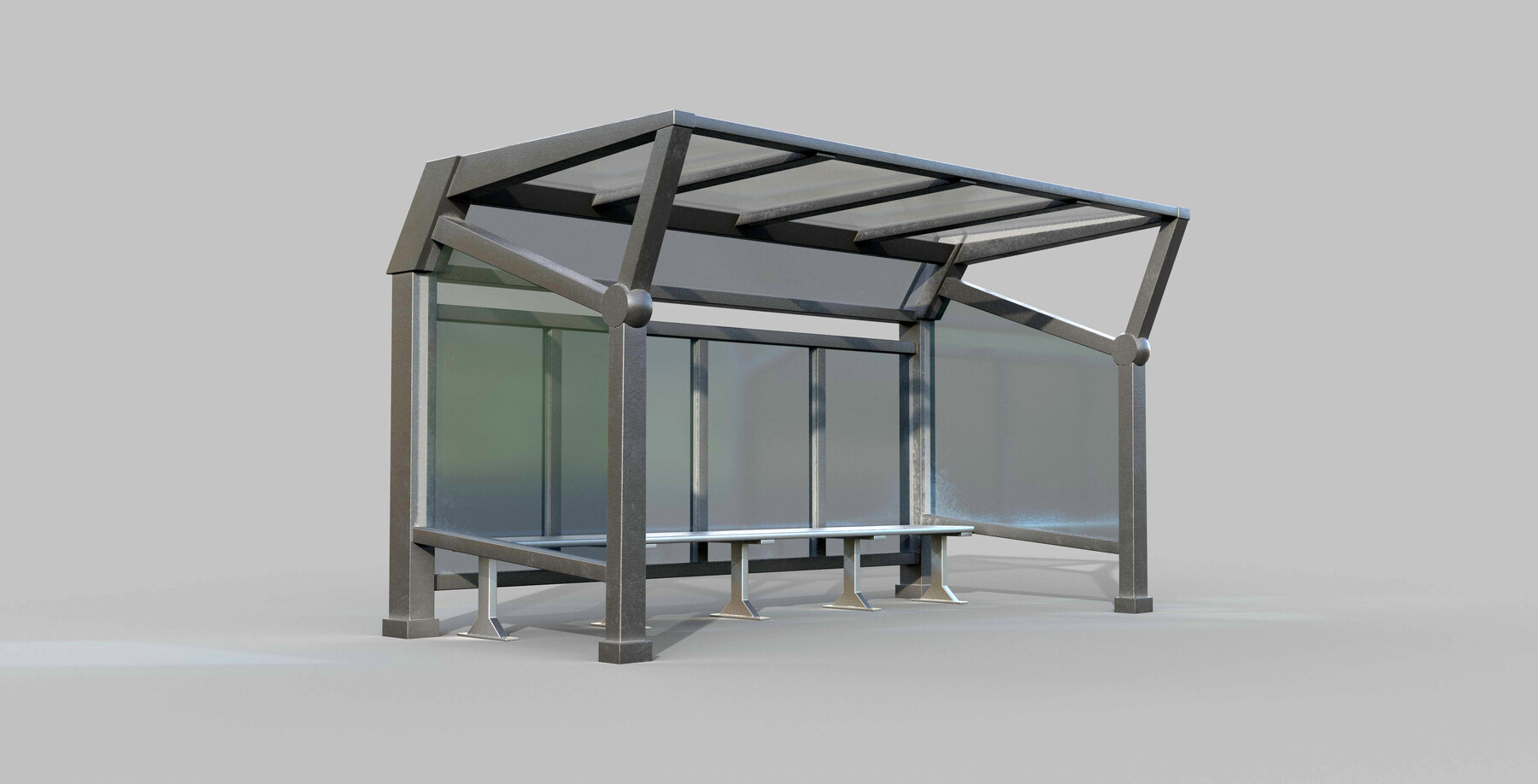 ArtStation - 12 Bus Stop Base Mesh with UVs and Textures Vol 1 | Game ...