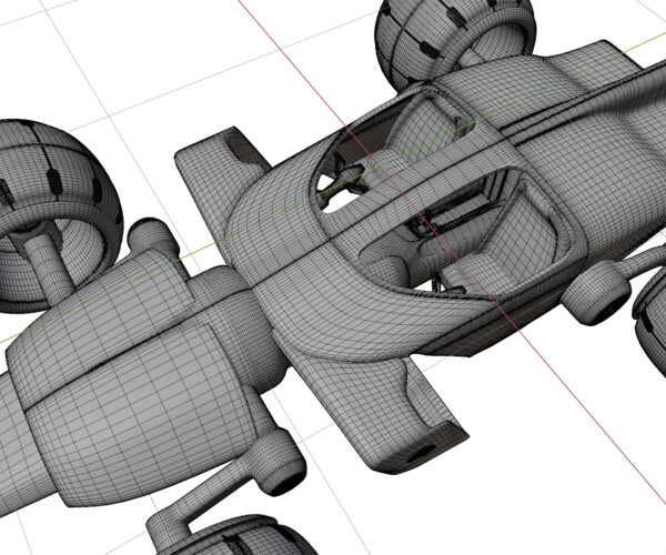 ArtStation - Tron Light Runner Sci-fi Car 3D | Game Assets