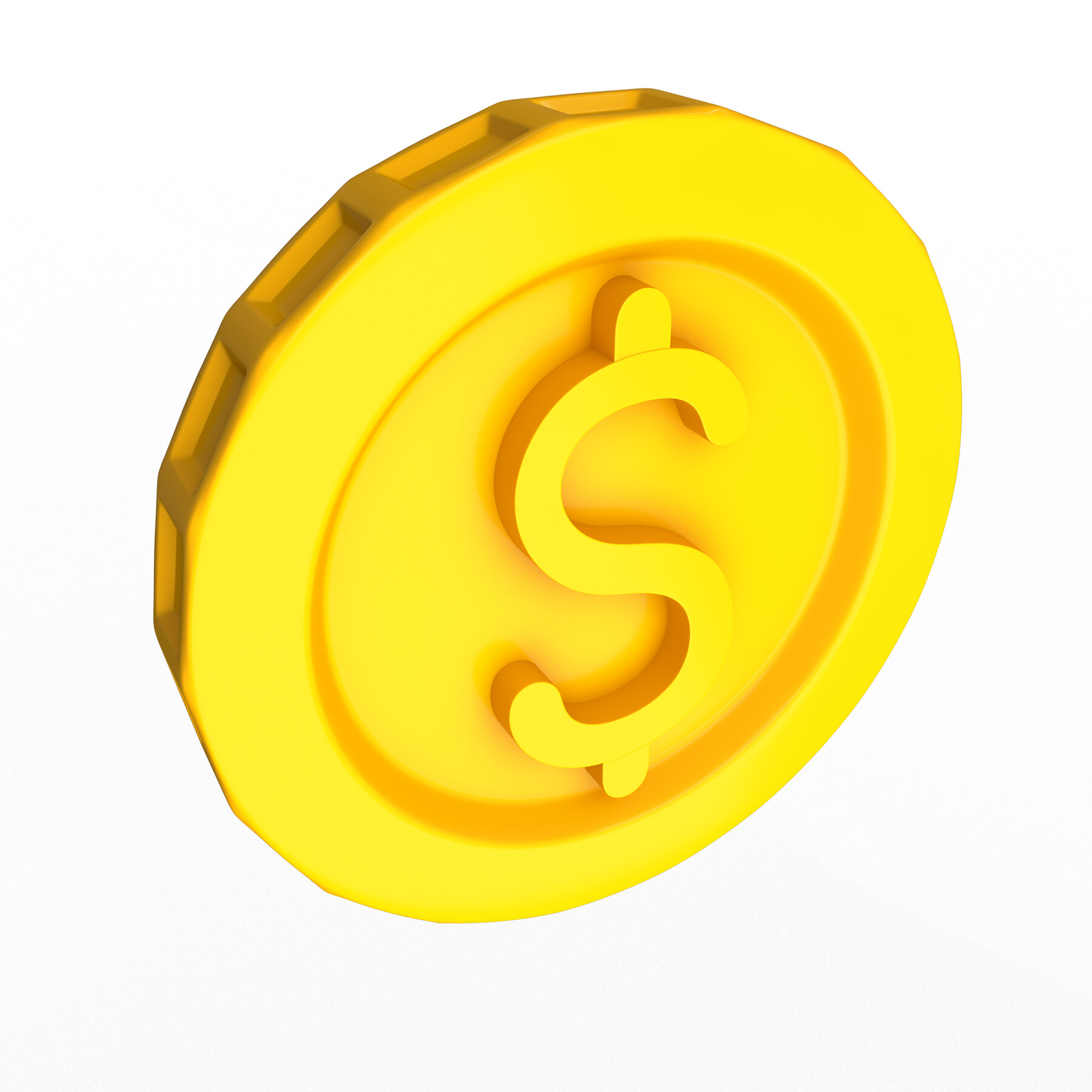 ArtStation - Golden Dollar Coin Cartoon | Resources
