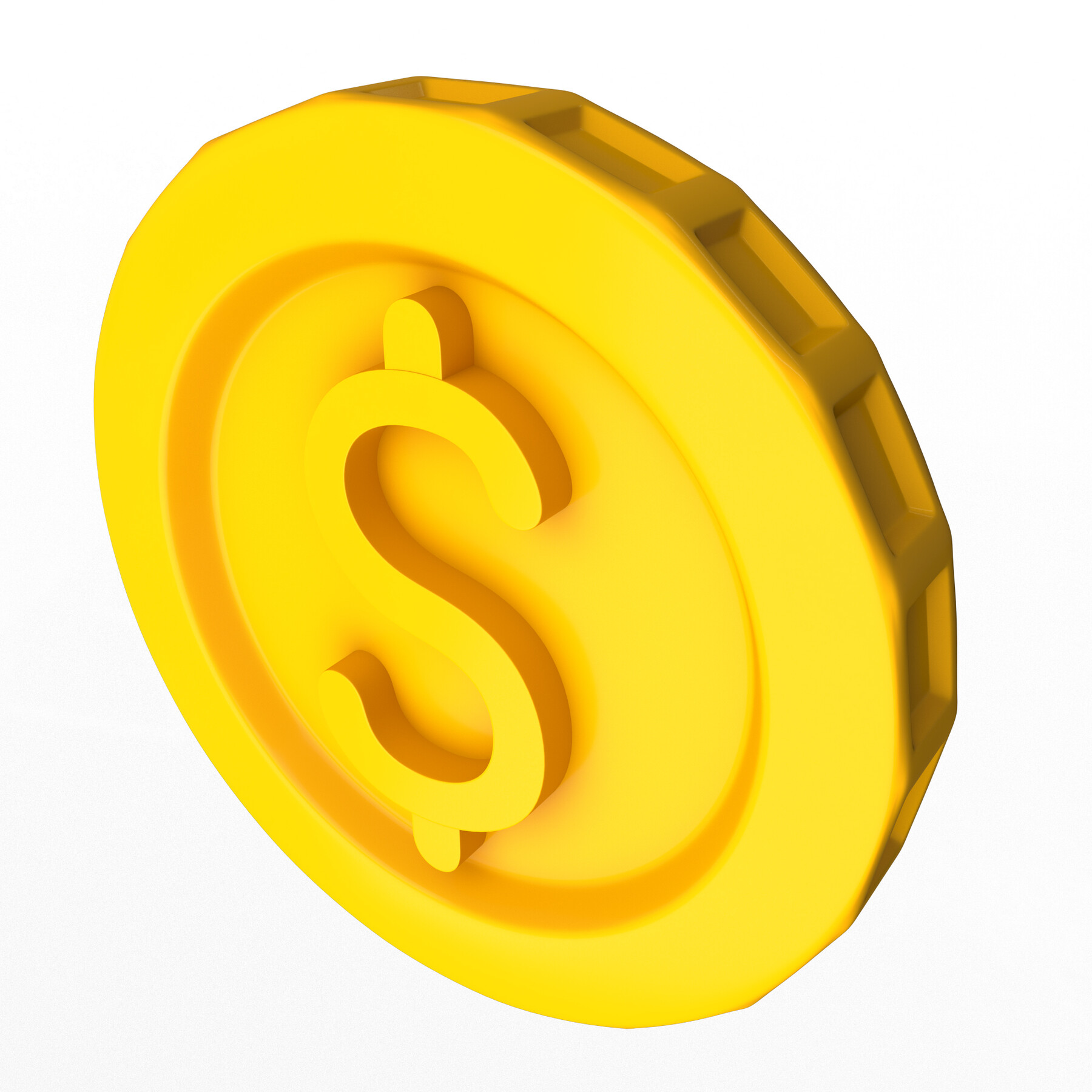 ArtStation - Golden Dollar Coin Cartoon | Resources