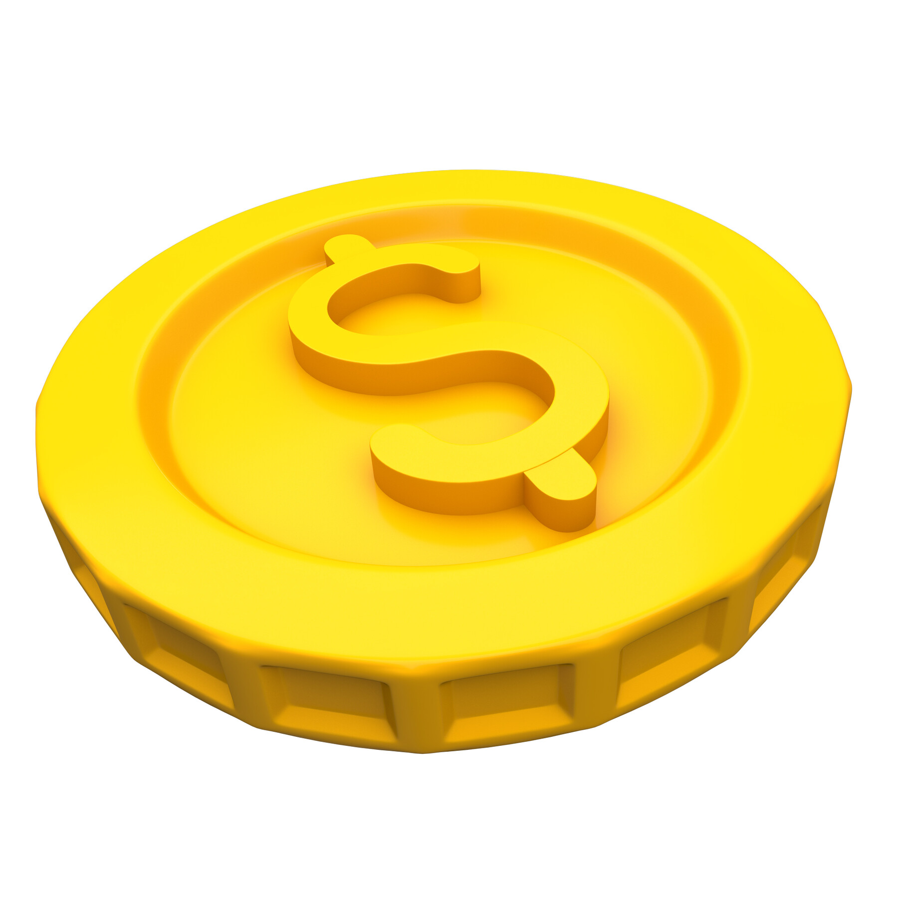 ArtStation - Golden Dollar Coin Cartoon | Resources