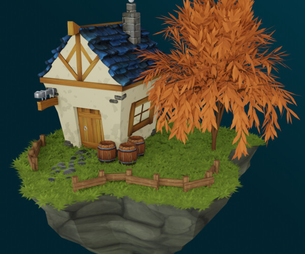 ArtStation - Cozy house | Game Assets