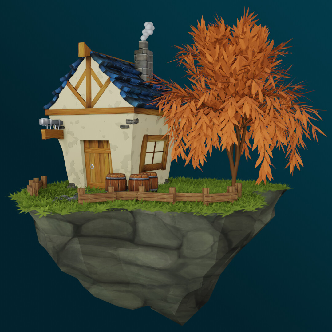 ArtStation - Cozy house | Game Assets