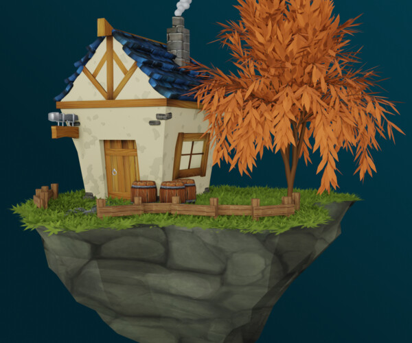 ArtStation - Cozy house | Game Assets