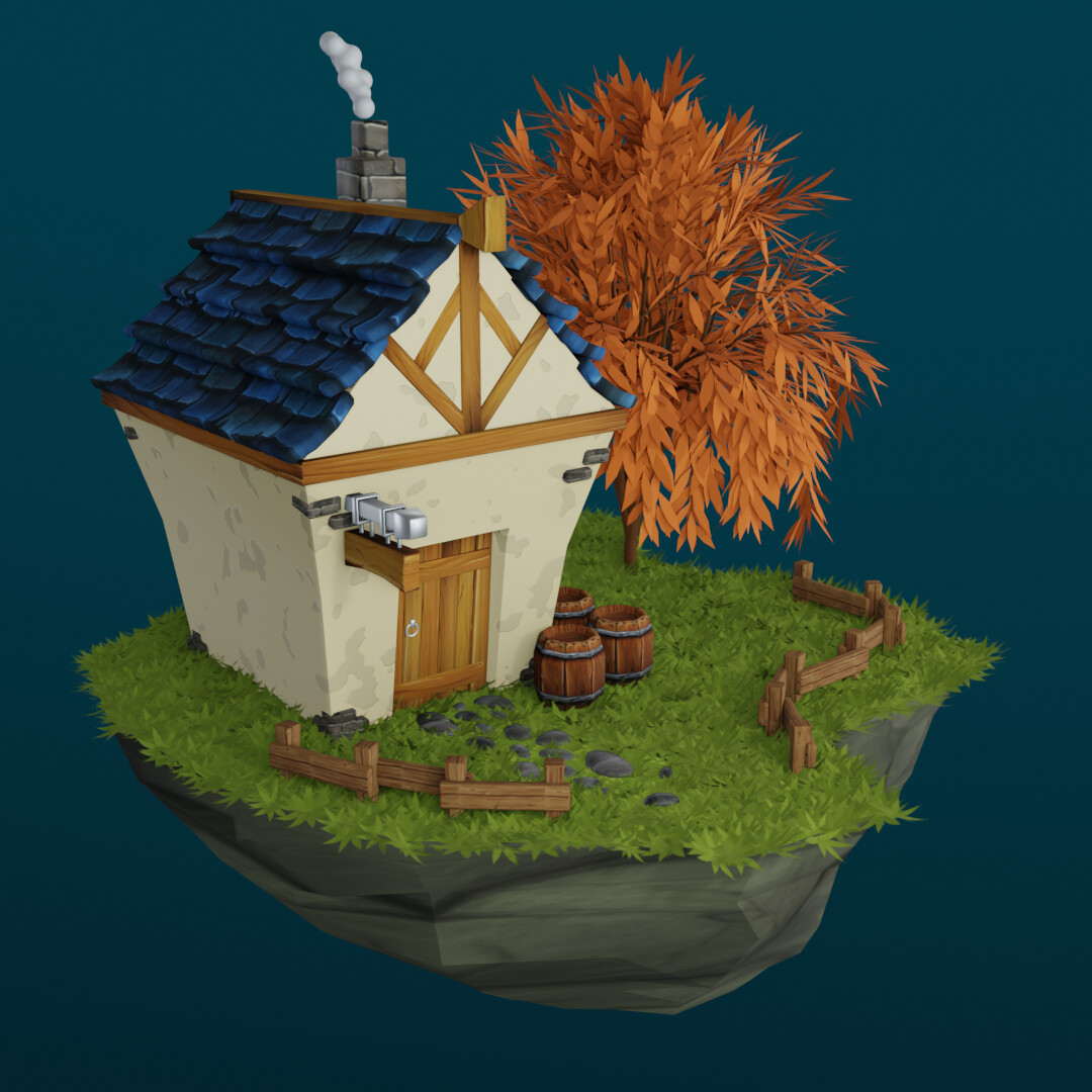 ArtStation - Cozy house | Game Assets