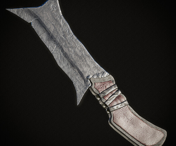 ArtStation - Detailed Dagger PBR | Game Assets