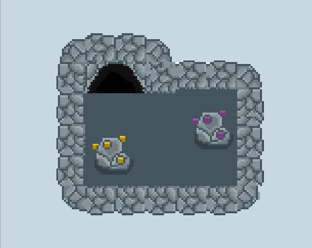 ArtStation - Snow Cave Tiles | Game Assets