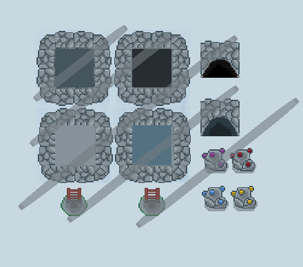 ArtStation - Snow Cave Tiles | Game Assets