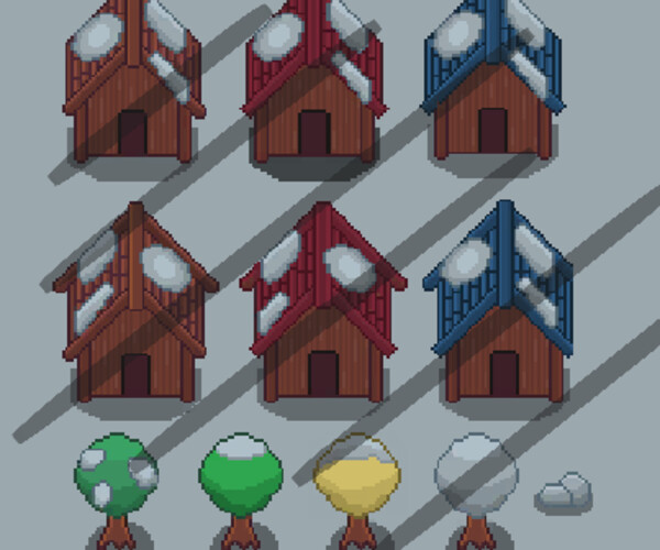 ArtStation - Nature Snow Tiles | Game Assets