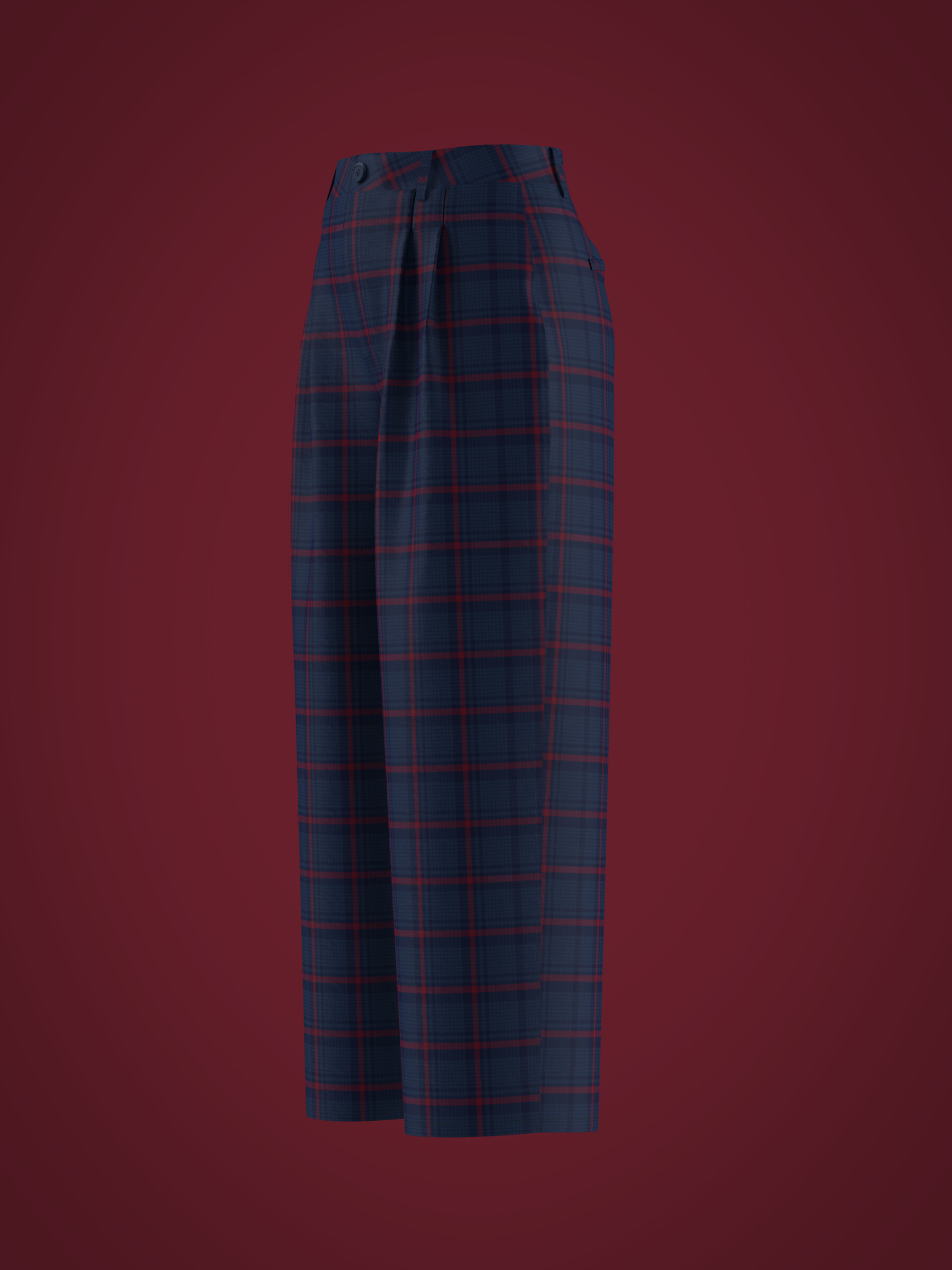 ArtStation - 3D PLAID TROUSERS | Resources