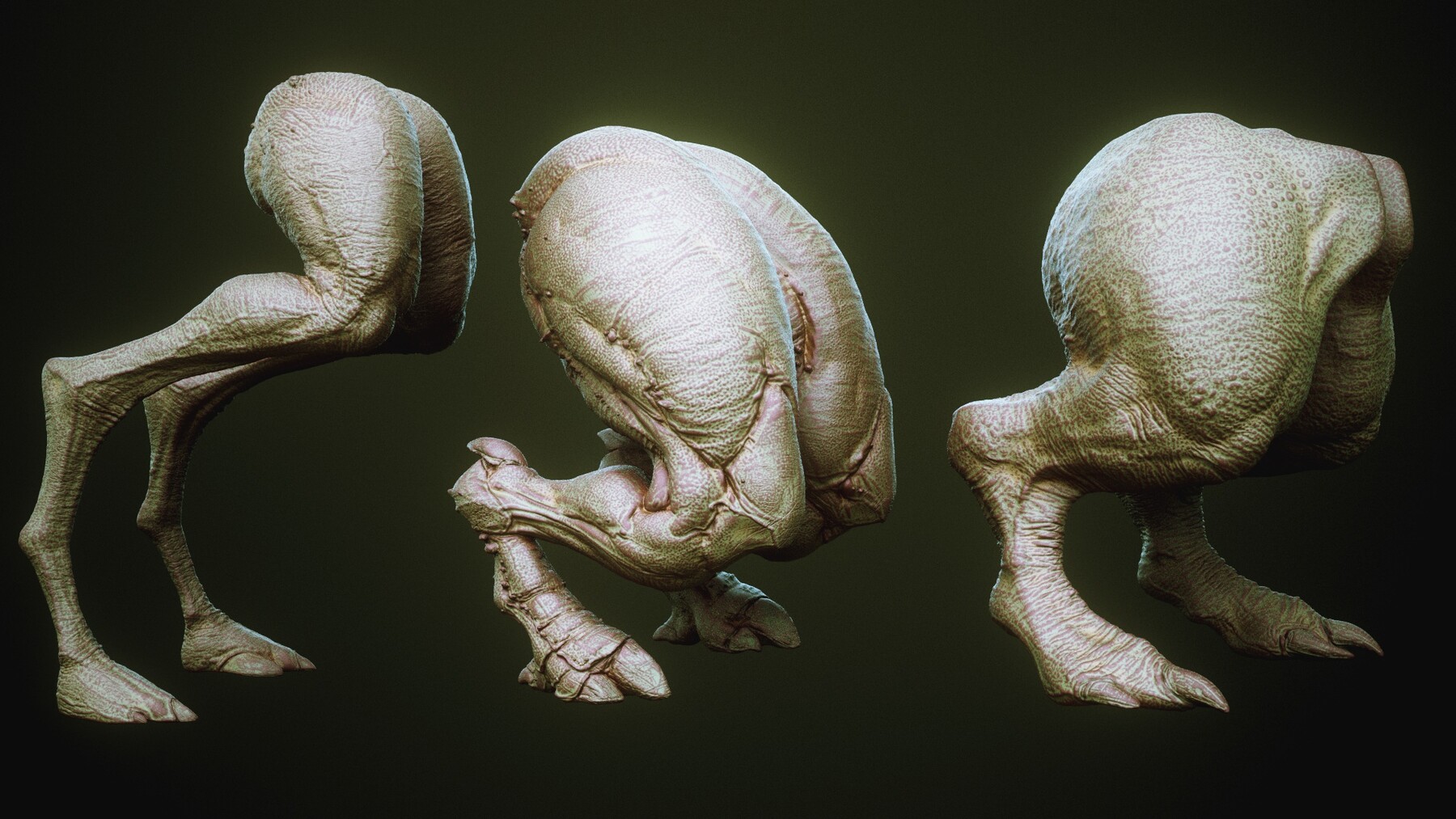 ArtStation - DEMON part 4: 40 Legs with Blendshapes | Brushes