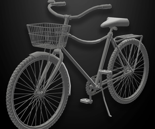 Artstation Assetshighpoly Biycle Game Assets
