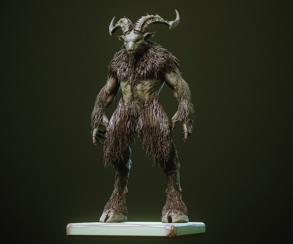 ArtStation - DEMON part 4: 40 Legs with Blendshapes | Brushes