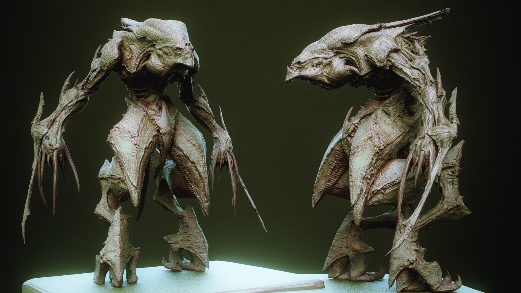 ArtStation - DEMON part 4: 40 Legs with Blendshapes | Brushes