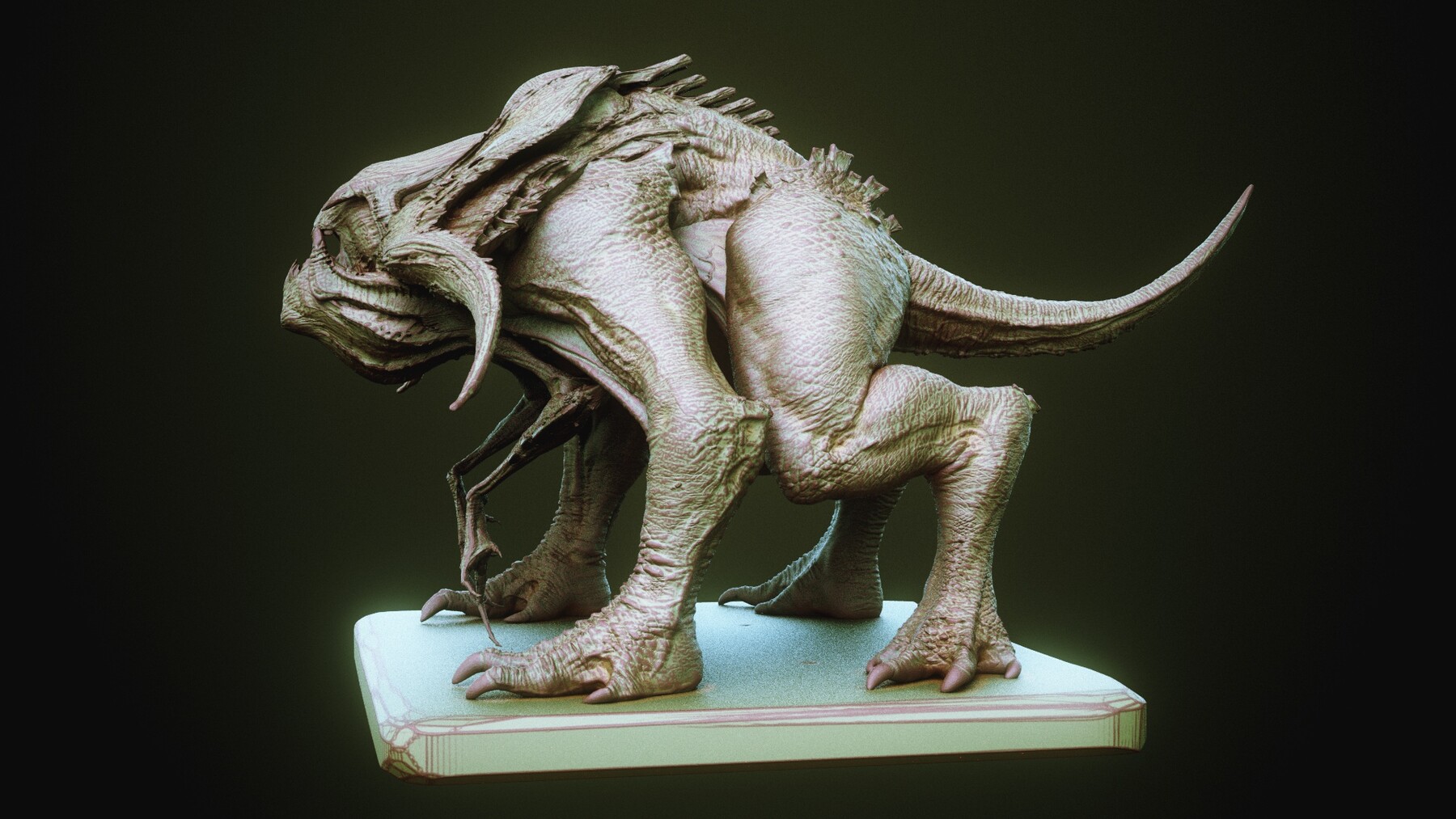 ArtStation - DEMON part 4: 40 Legs with Blendshapes | Brushes