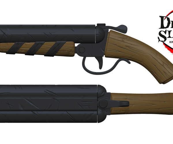 ArtStation - Demon Slayer Genya short shotgun cosplay swordsmith village arc fan-art, .stl files ...