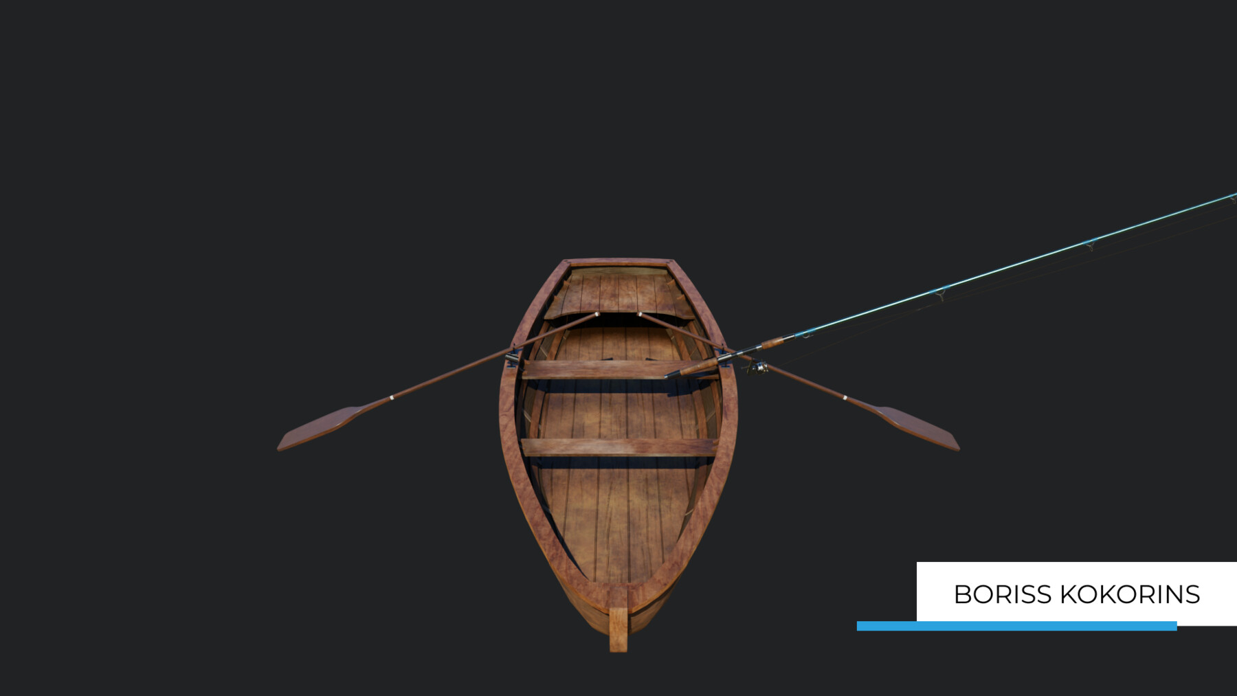 ArtStation - Fishermans Boat Low-poly 3D model | Game Assets