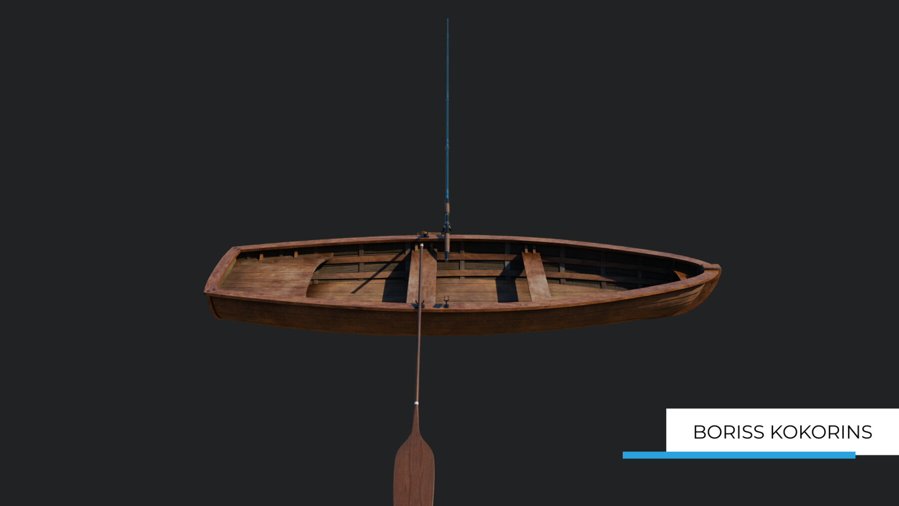 ArtStation - Fishermans Boat Low-poly 3D model | Game Assets