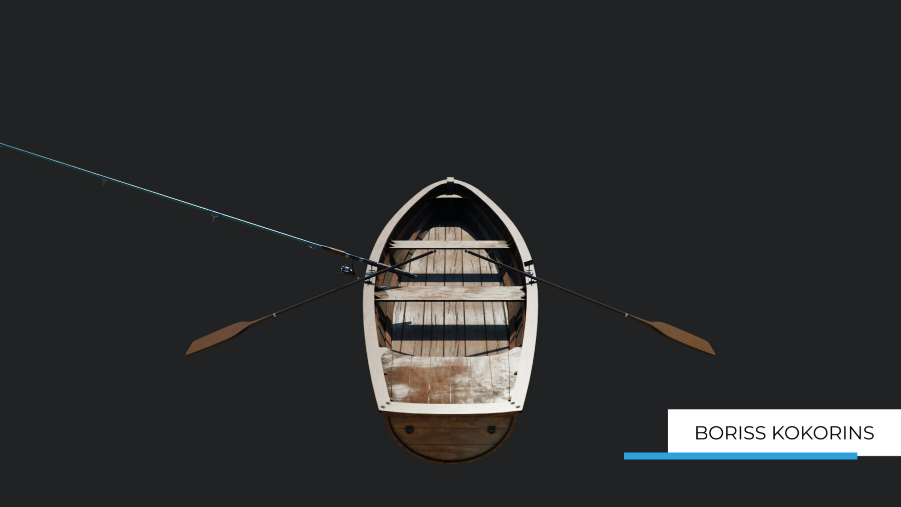 ArtStation - Fishermans Boat Low-poly 3D model | Game Assets