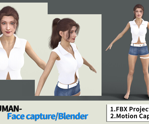ArtStation - Frances/Mature female face/Face capture/Metahuman/blender ...