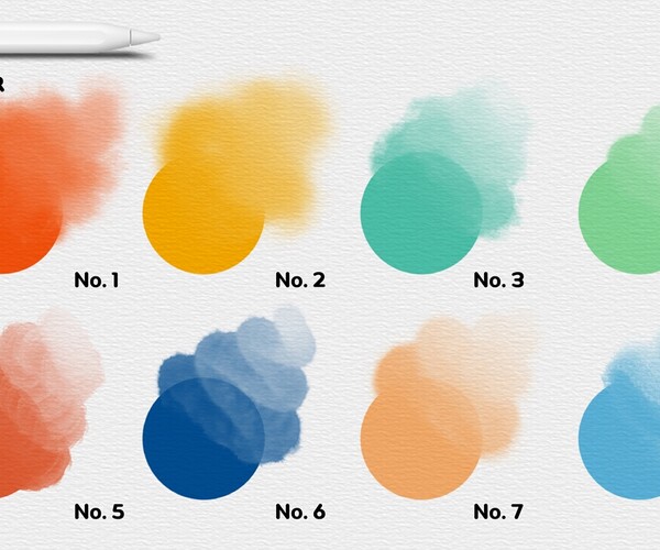 ArtStation - Best Watercolor Brushes Procreate | 144 Brushes For ...