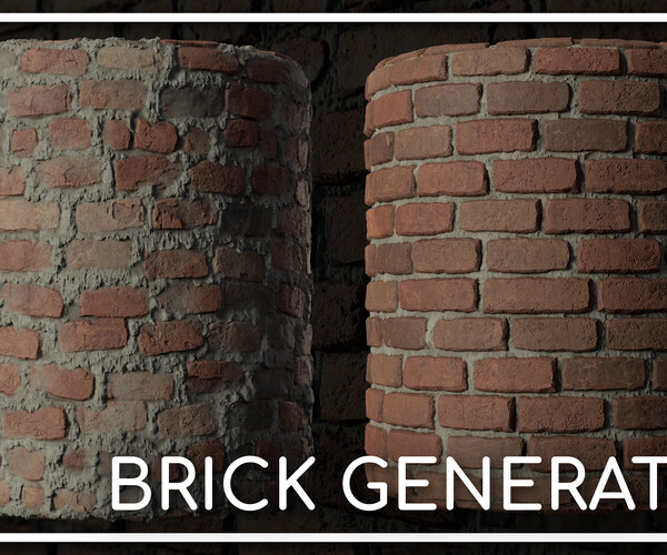 ArtStation - Worn Bricks Generator | Resources