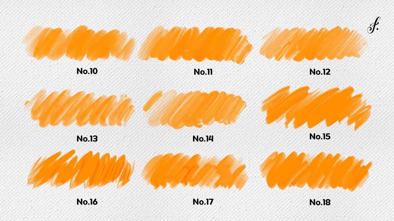 ArtStation - Procreate Acrylic Brush | 99 Oil & Acrylic Brushes for ...