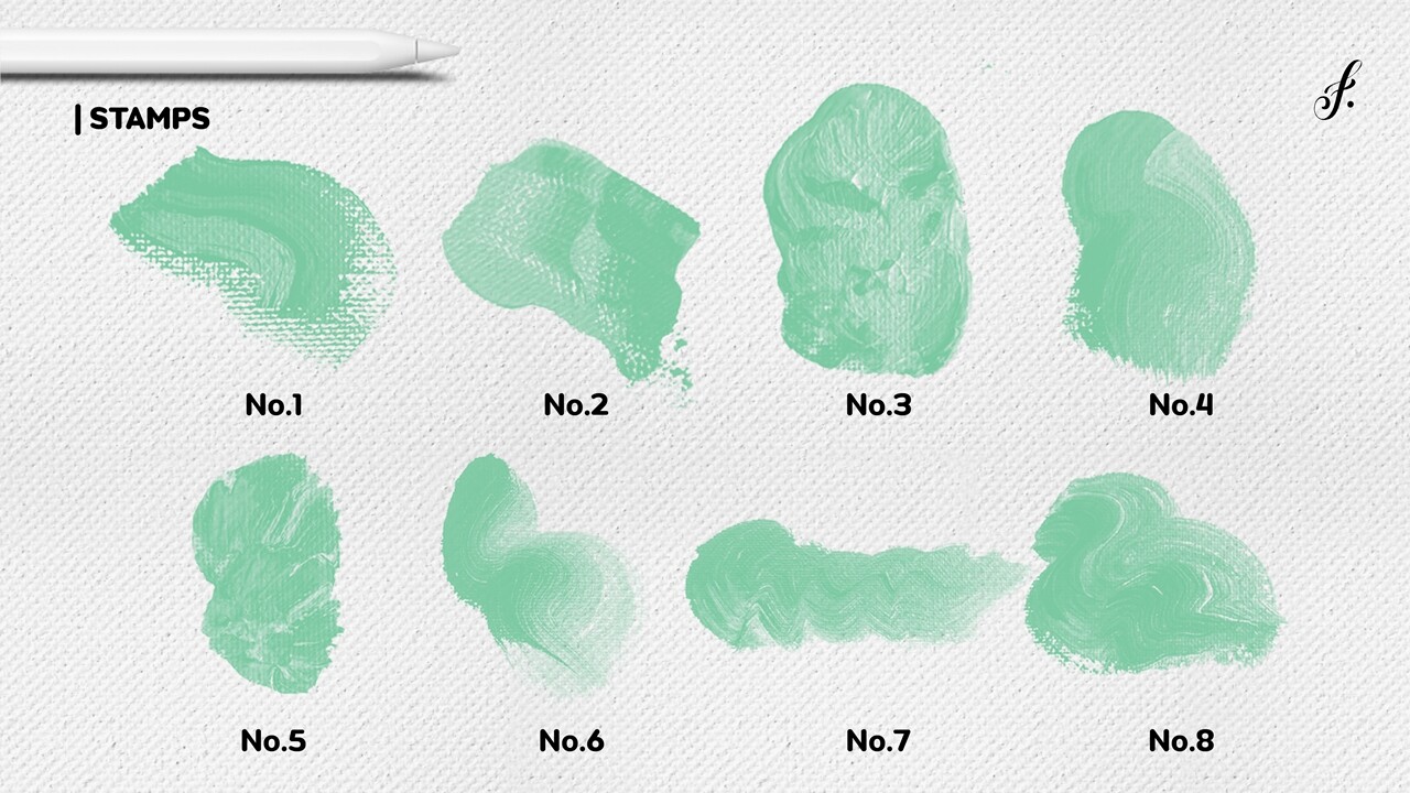 ArtStation - Procreate Acrylic Brush | 99 Oil & Acrylic Brushes for ...